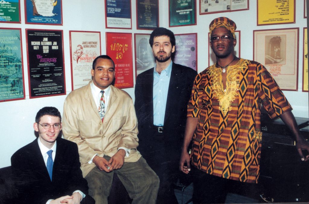 1999 Piano Competition finalists (from left) Jacob Sacks, Eric Lewis ...