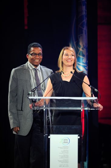 UNESCO Goodwill Ambassador Herbie Hancock and U.S. Deputy Secretary of ...