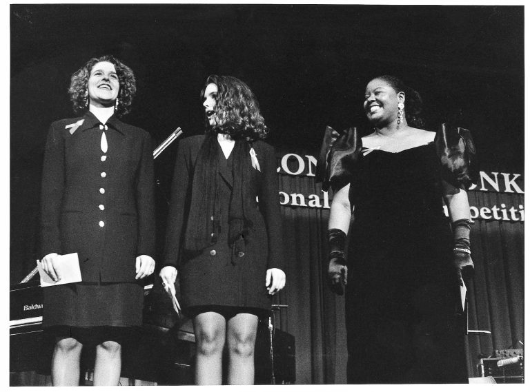 1994 Vocal Competition winners Sara Lazarus, Carolyn Leonhart and Lisa ...