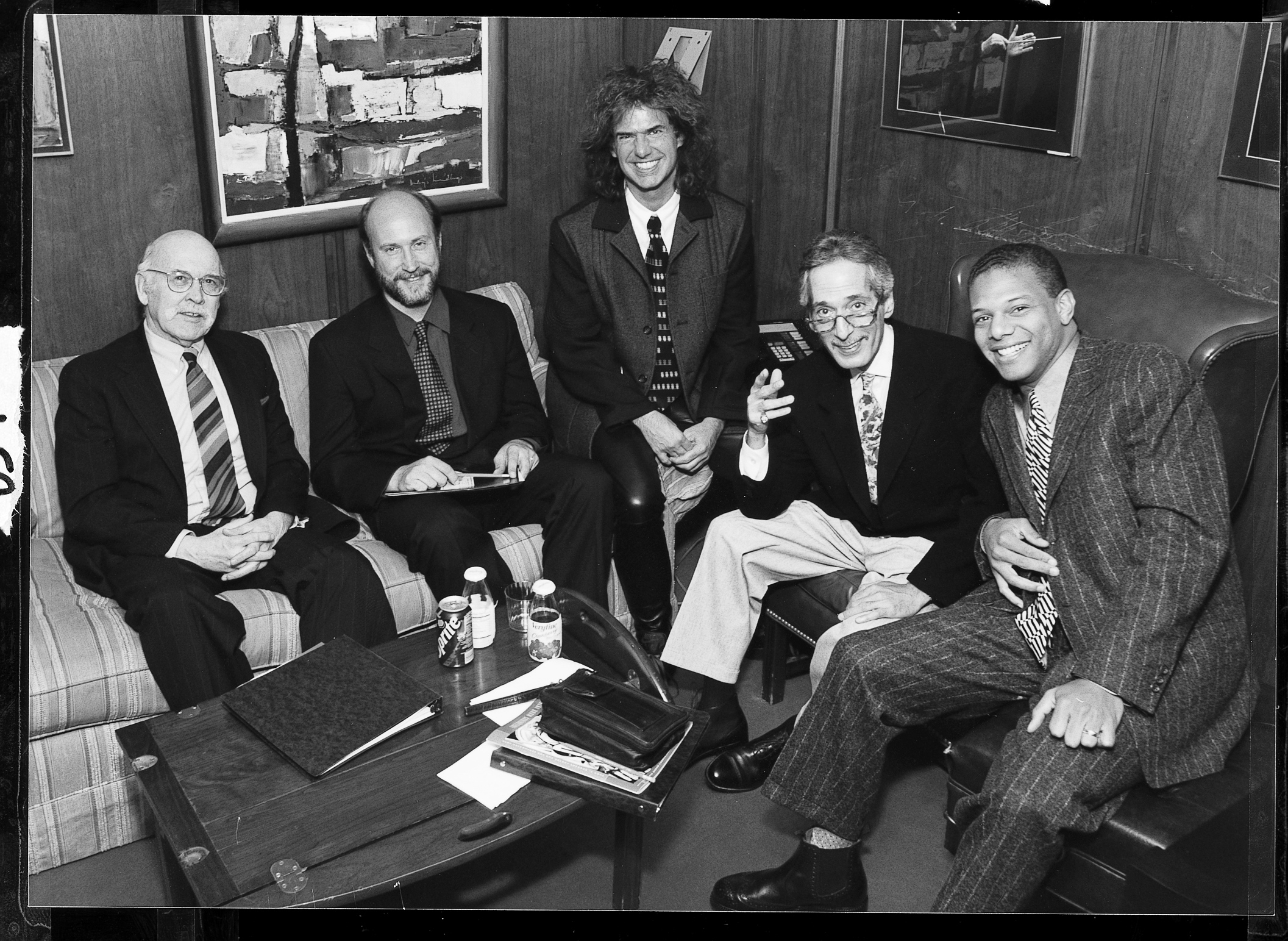 The distinguished panel of judges for the 1995 Guitar Competition, from ...