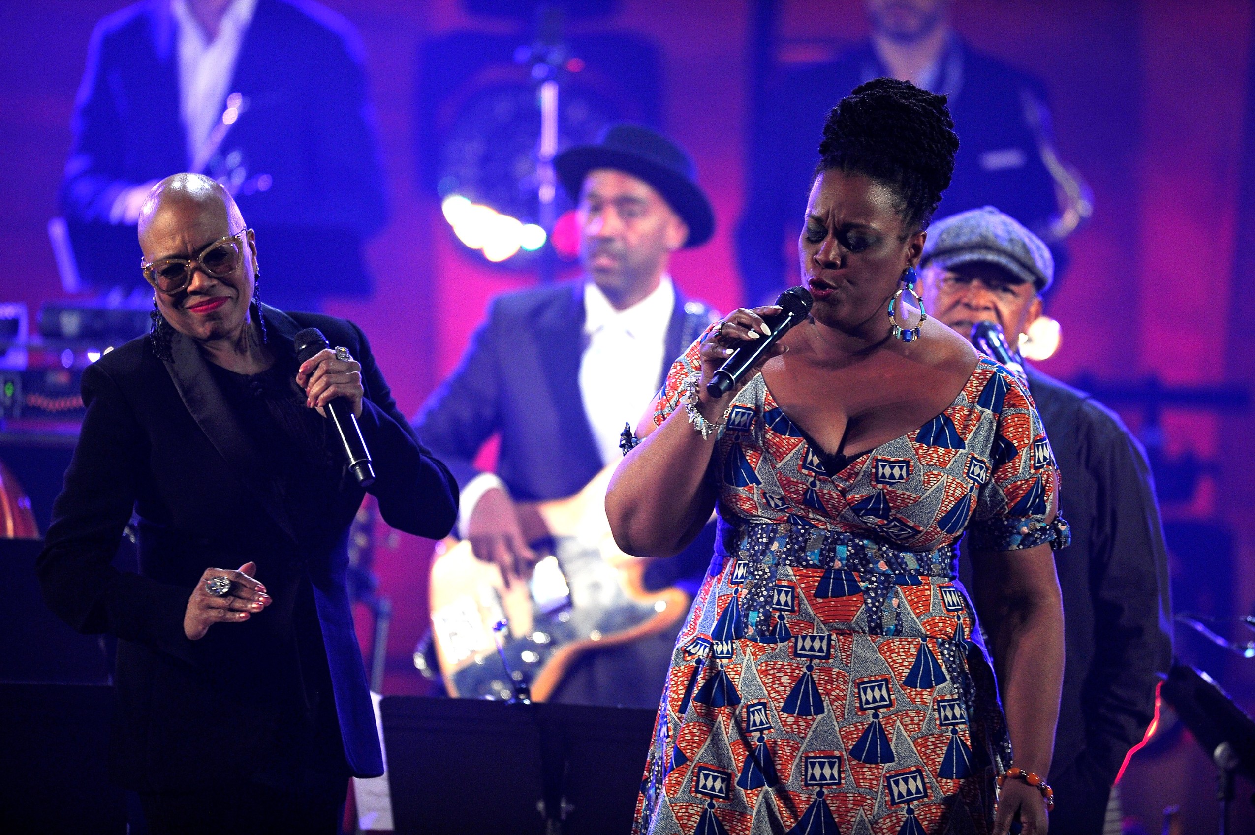 Vocalists Dee Dee Bridgewater and Dianne Reeves perform with Marcus ...