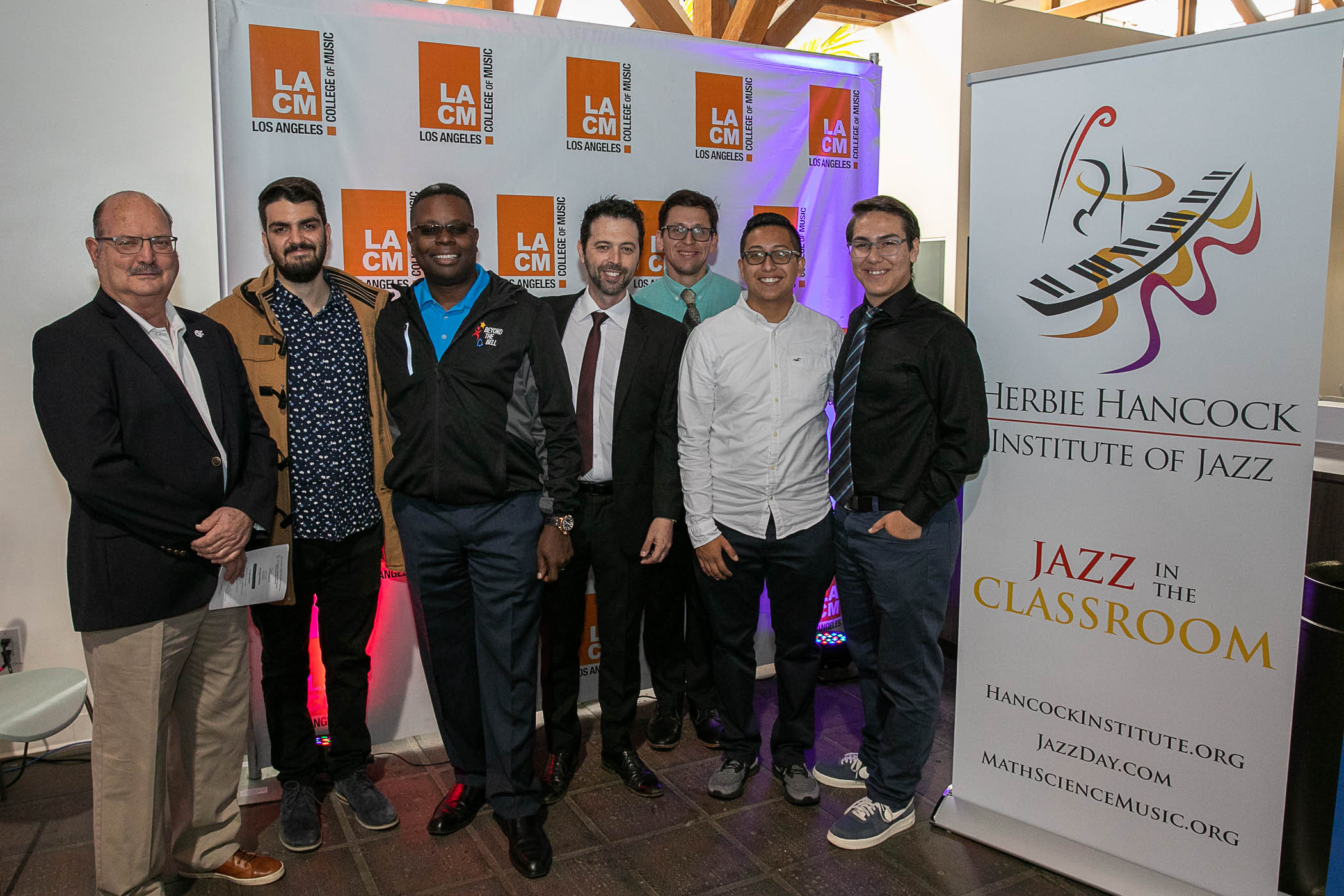 LAUSD Beyond the Bell Senior Executive Director Alvaro Cortés (left ...